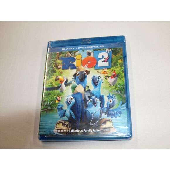 Media | Rio 2 Bluray Dvd Digital Hd 214 New Sealed | Poshmark